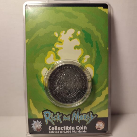 Warner Bros. | Jewelry | Rick And Morty Limited Edition Coin Official ...